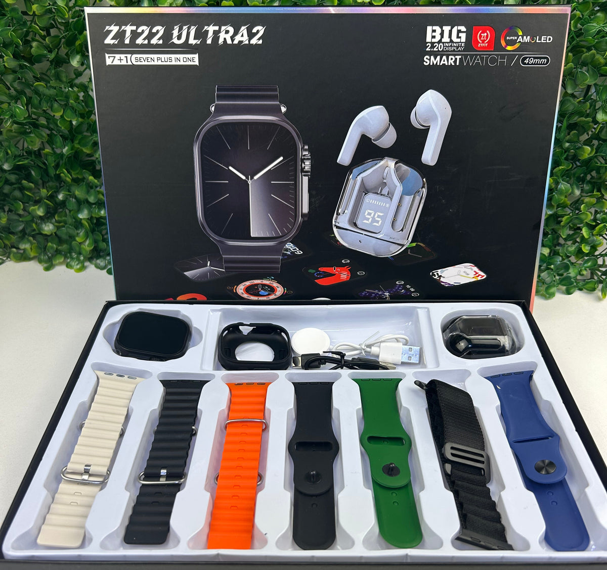 Watch ZT22 Ultra 2 Bluetooth Llamadas + Audifono Inalambrico Táctil – Limper